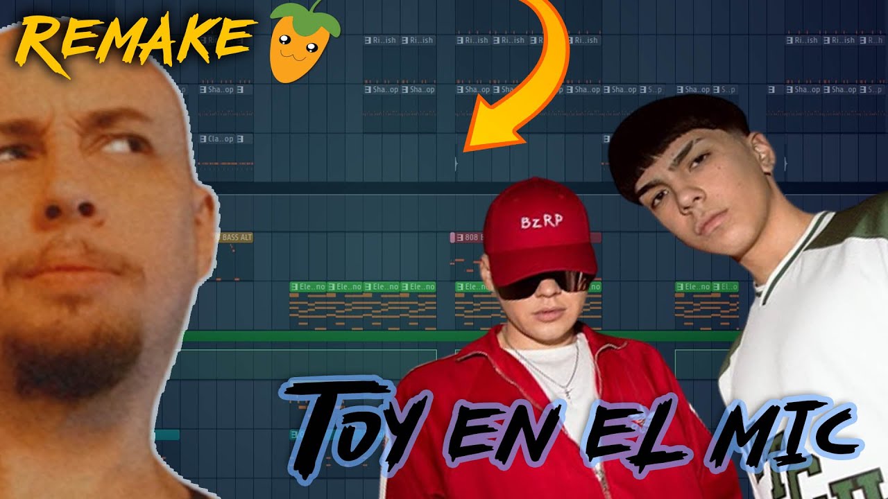 Así hice el BEAT de TOY EN EL MIC (BZRP#57 MILO J) en FL STUDIO🥕 - YouTube