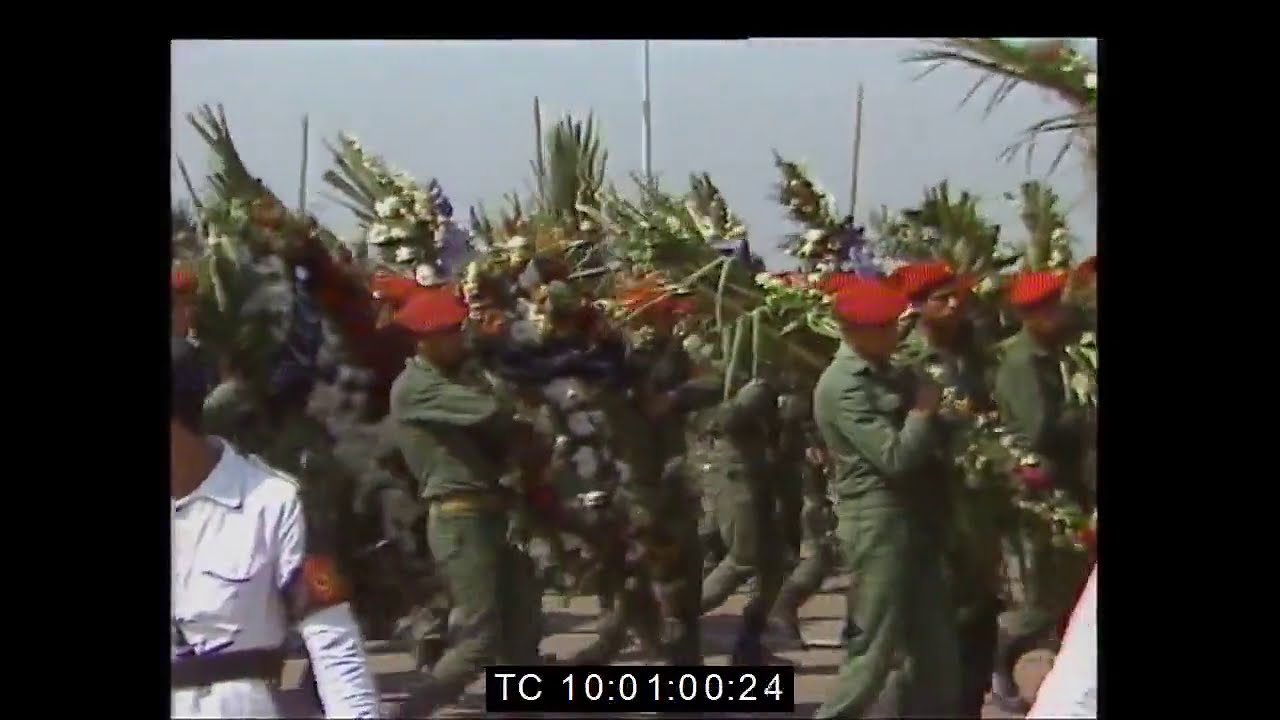 Funeral Procession of Anwar Sadat | Assassinated President of Egypt ...