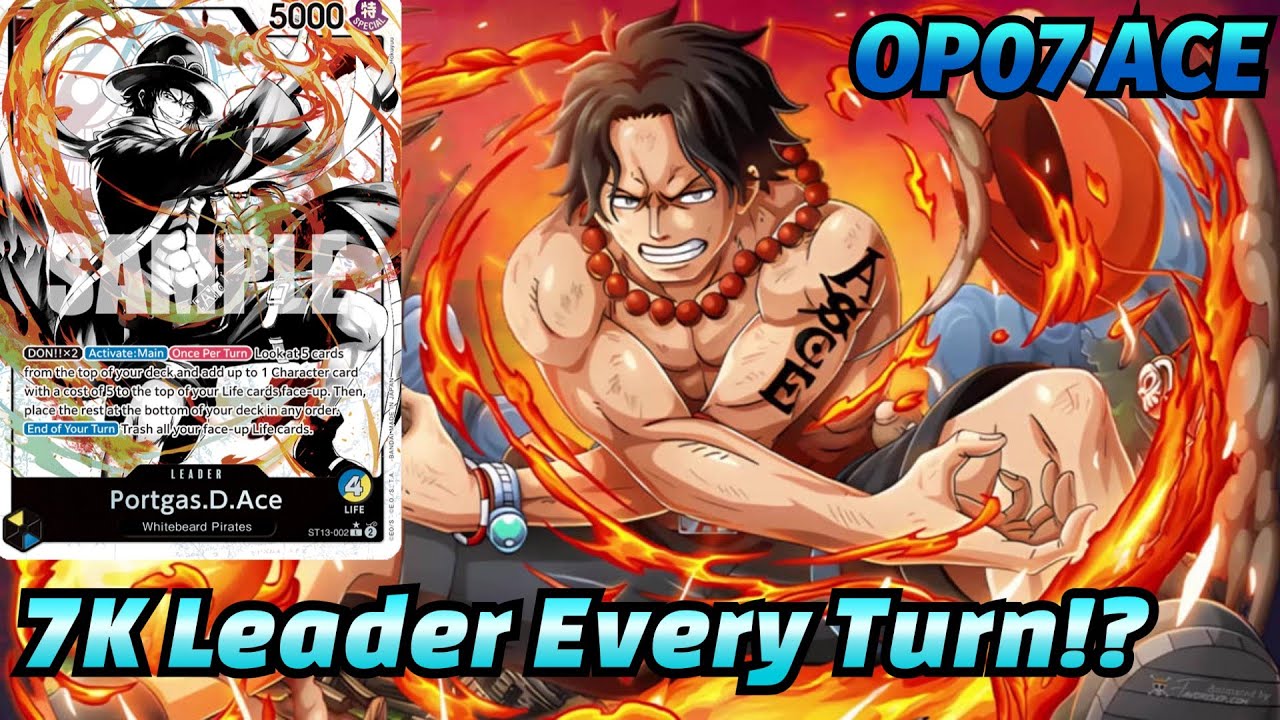 OP07 B/Y ACE Deck Profile and Gameplay - YouTube