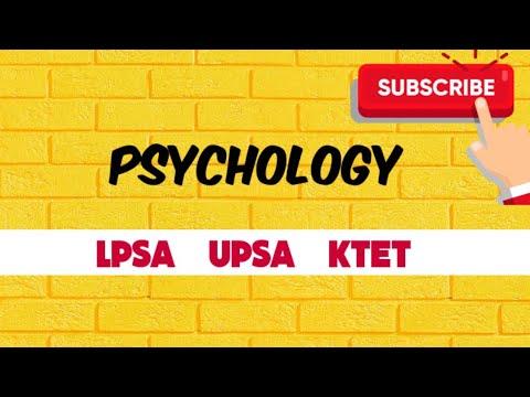 LPSA || UPSA || KTET || psychology questions and answers || Learn with ...