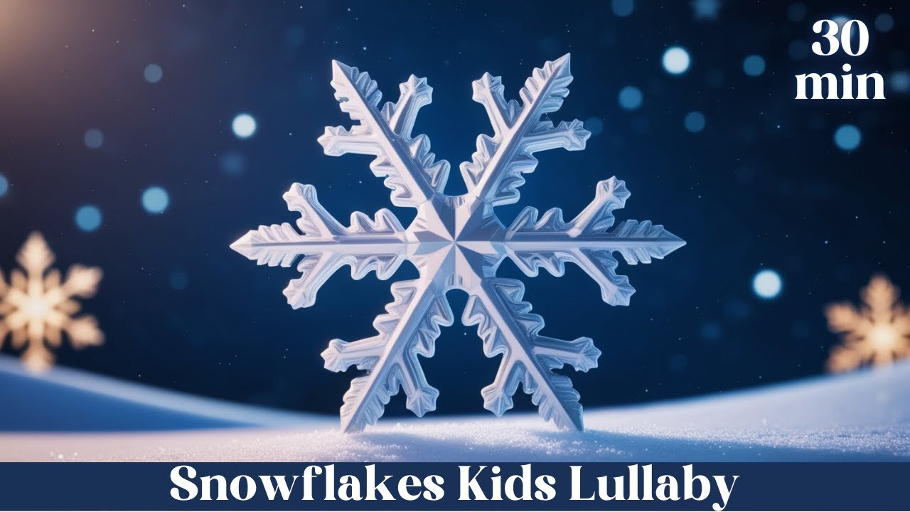 Snowflake Lullaby | 30-Minute Piano & Soft Voice for Baby Sleep - YouTube