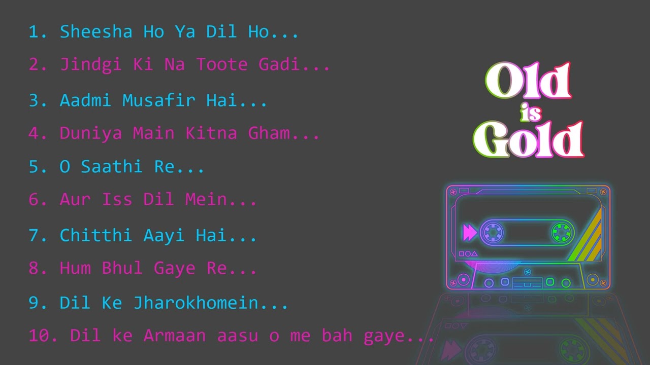 Old is Gold (Hindi Song) | Best top 10 Hindi old songs | Old Hindi ...
