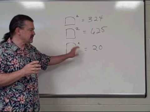 Math 117 Square Root #1 - YouTube