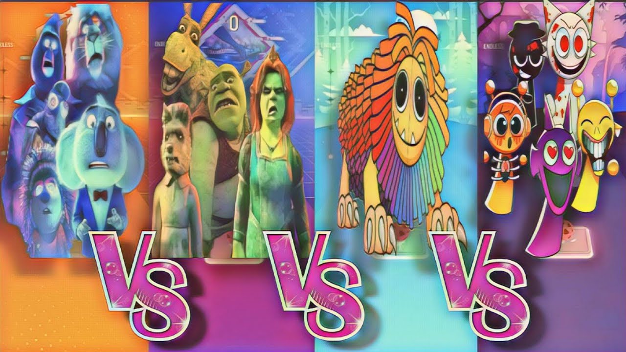 🎮 Sing Thriller Netflix VS Shrek Thriller Netflix VS Yarnaby Poppy ...