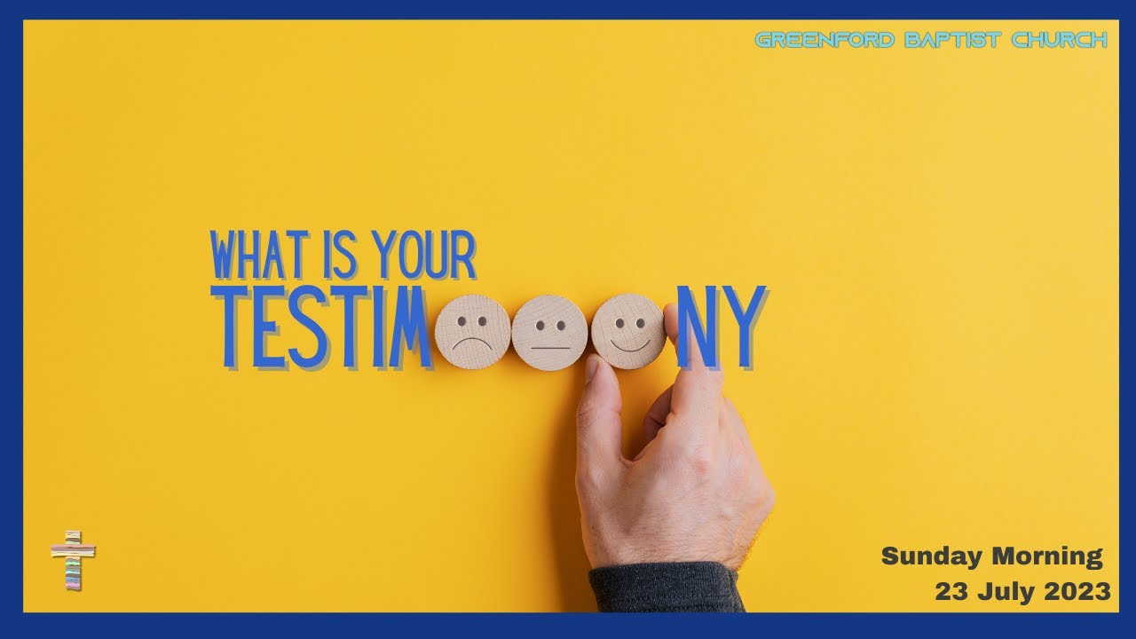 What is your testimony | Sunday Worship - 23 July 2023 | Rotimi Awoniyi ...