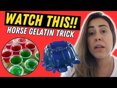HORSE GELATIN TRICK FOR MEN - (( WATCH THIS!! )) - GELATIN TRICK FOR MEN - TEXAS GELATIN FOR MEN