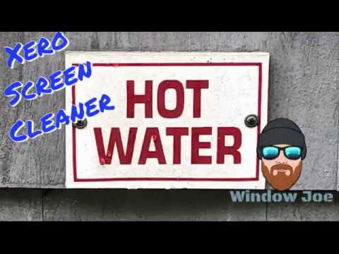 Xero Screen Cleaner with HOT water! - YouTube