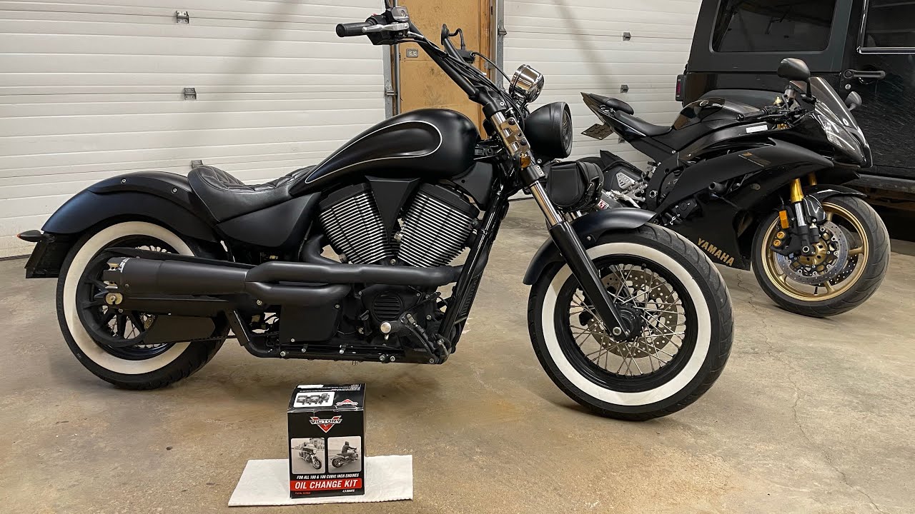 DIY Oil Change For All Victory 100 & 106 Engines. Fast / Easy! - YouTube