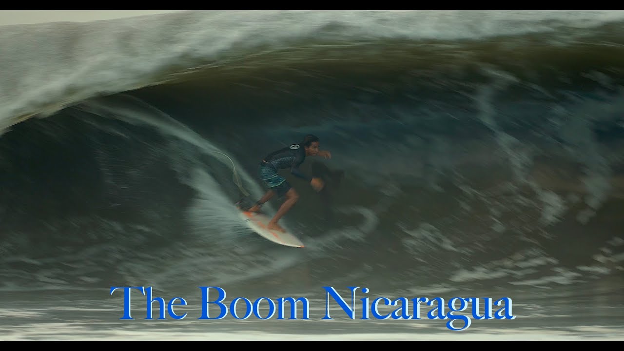 Unbelievable Waves: Big Surf Day at Nicaragua's Boom Beach - YouTube