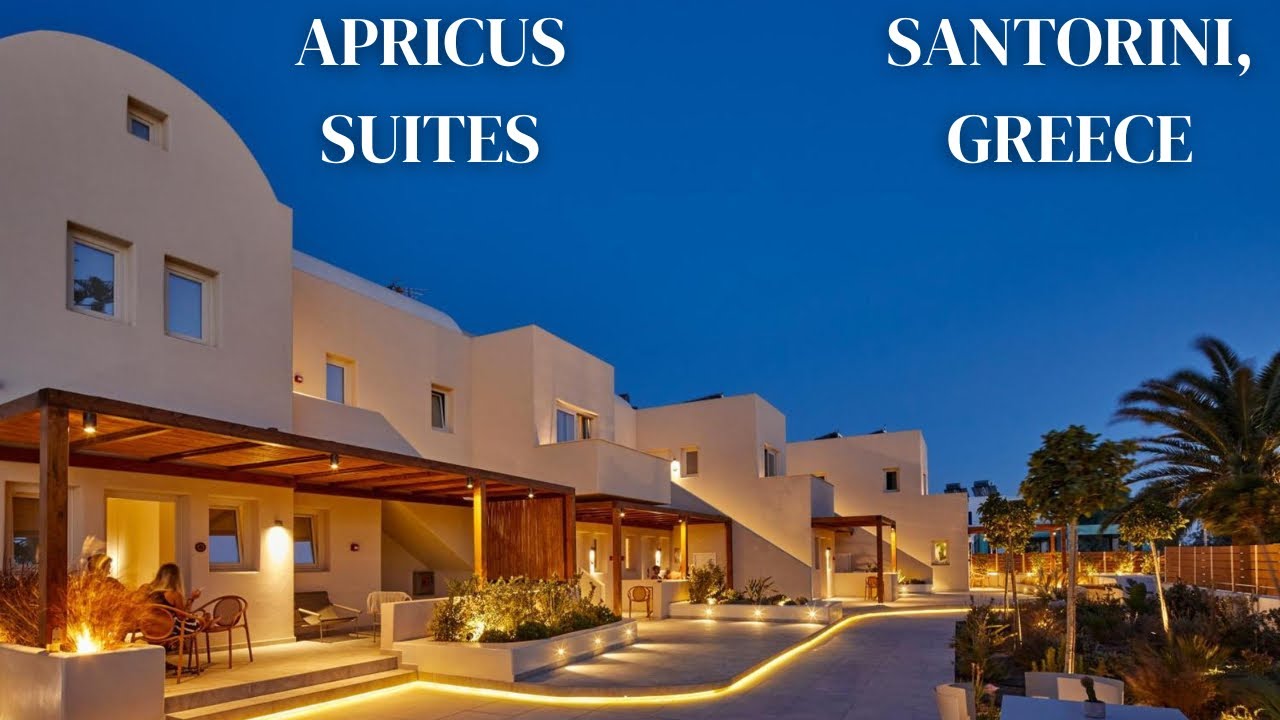 Apricus Suites Hotel | Santorini Greece | Walk Thru & Review - YouTube