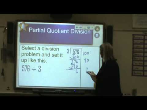 Partial Quotient Strategy - YouTube