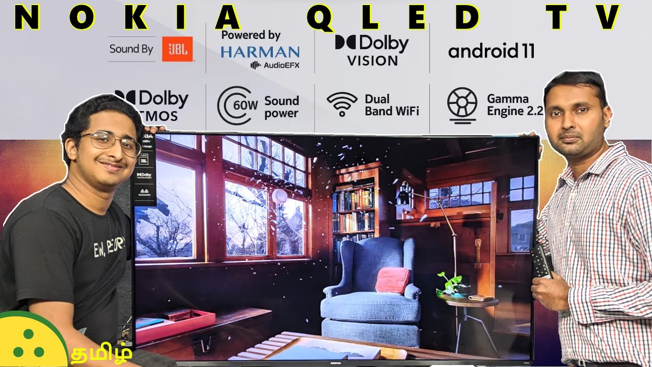 Nokia QLED TV Unboxing — 55" 4K, Dolby Vision, 60W speakers, JBL sound ...