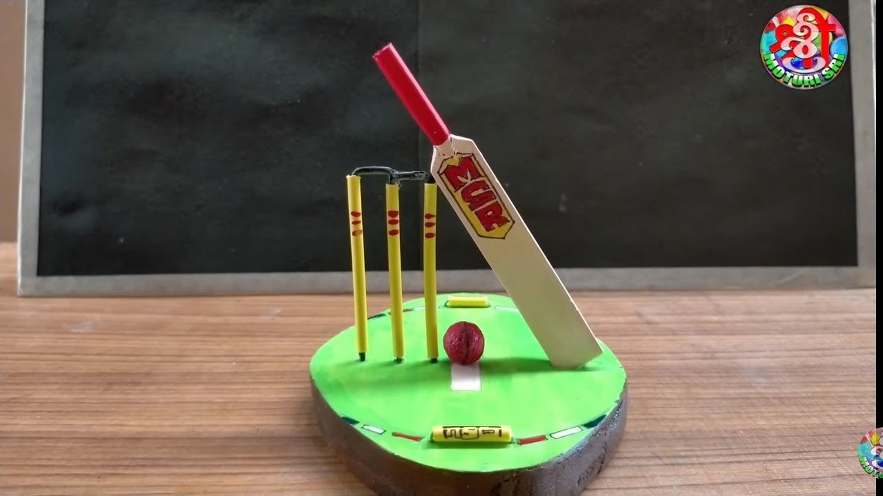 MINI Cricket Stadium Making || DIY mobile stand making || DIY cricket ...