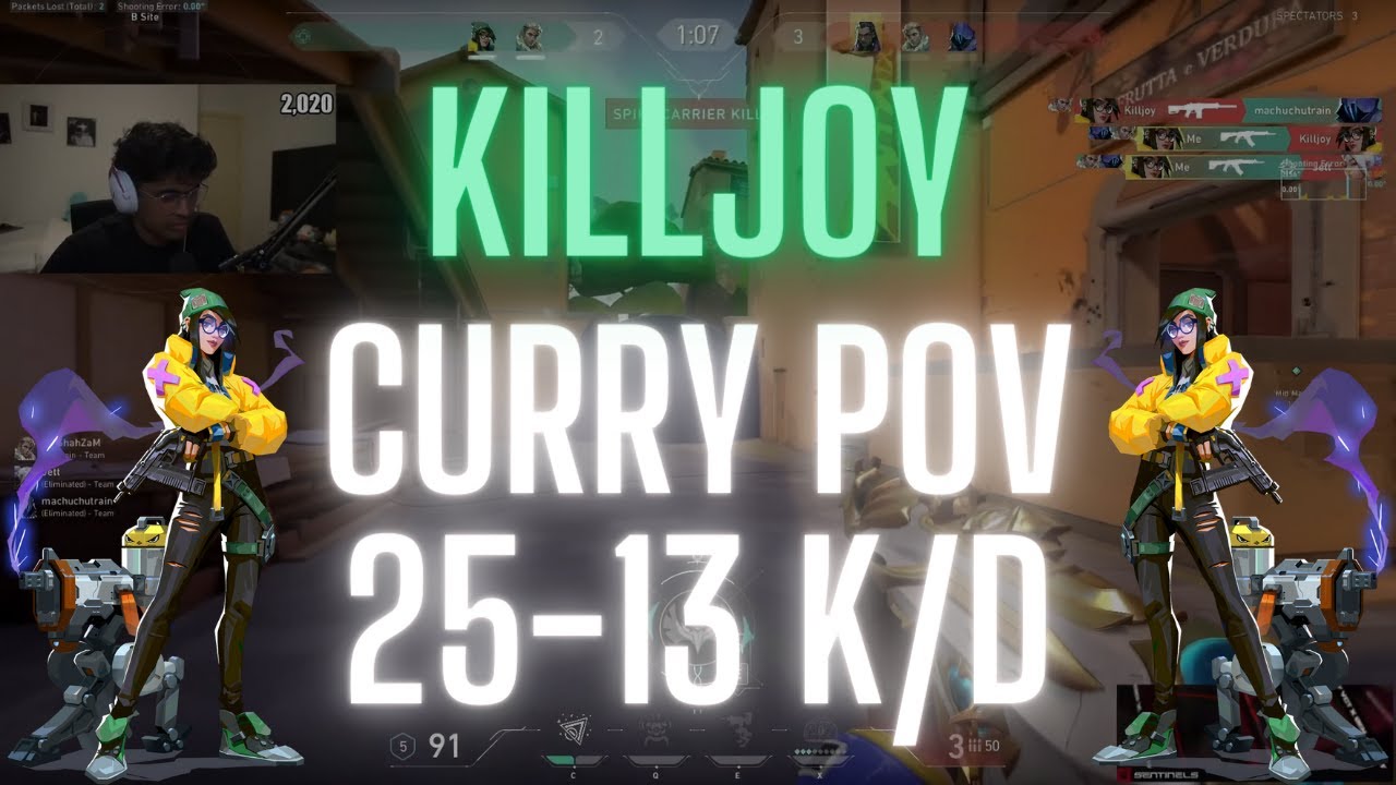 SEN curry POV Killjoy on Ascent 25-13 K/D (VALORANT Pro POV) - YouTube
