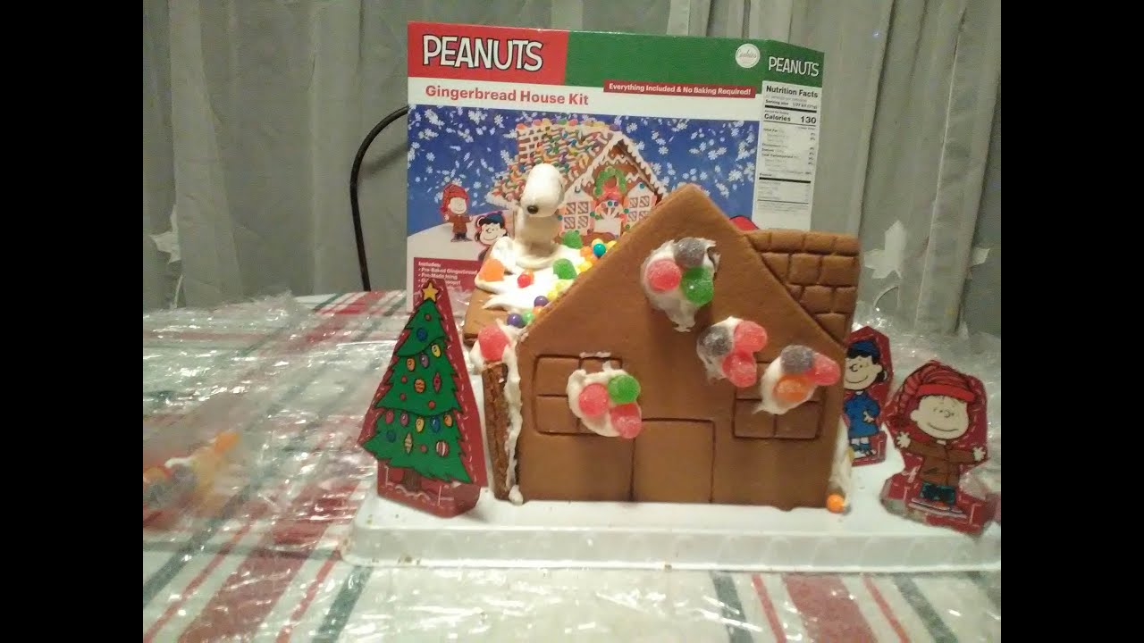 Charlie Brown Gingerbread House - YouTube