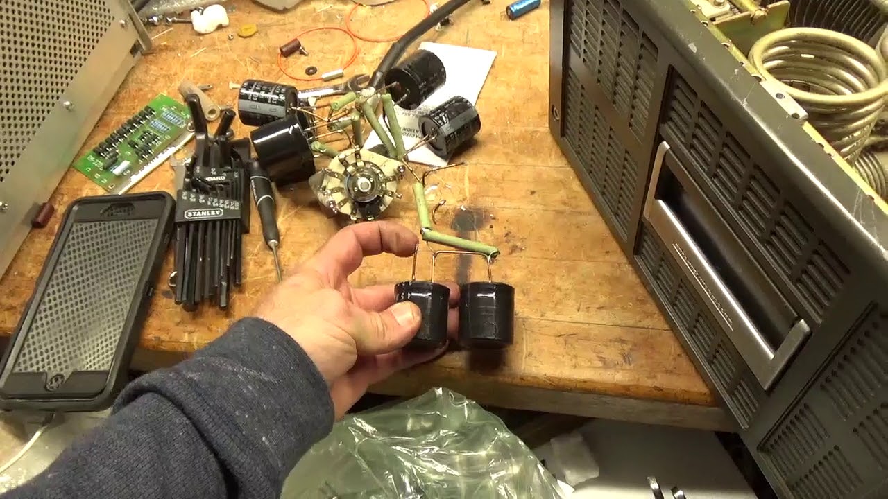 Kenwood Tl-922 Band Switch Replacement , Harbach Filter Capacitor Kit ...