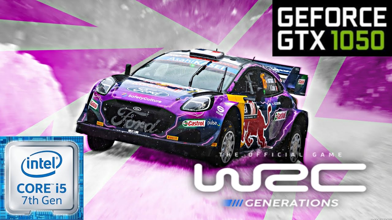 WRC Generations - GTX 1050 | Intel i5 7300HQ | PC Performance Test ...