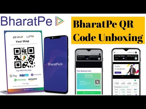 BharatPe Qr Code Unboxing I BharatPe Qr Code - YouTube