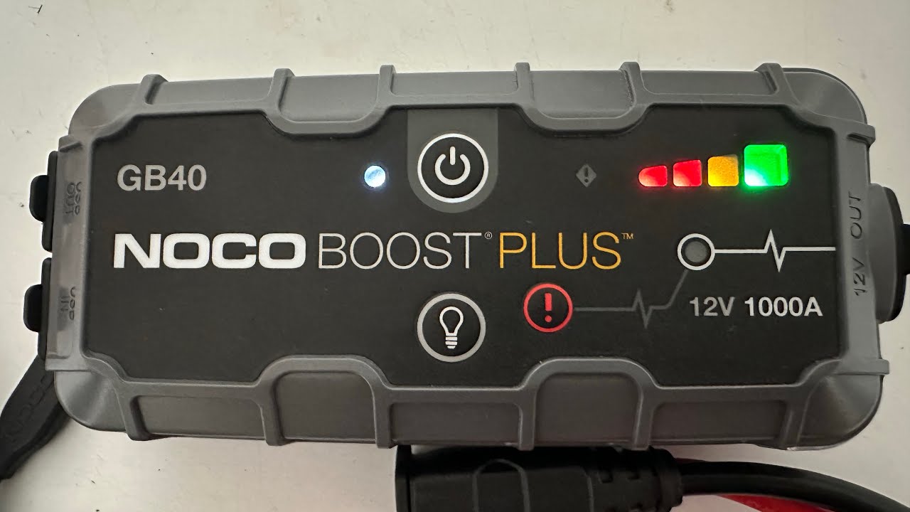 NOCO GB40 Battery Booster Demo (How To Boost A Car Battery) - YouTube