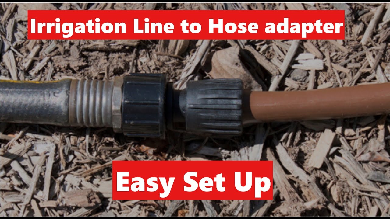 Easy Irrigation Hose Adapter Installation Guide | DIY Garden Watering ...