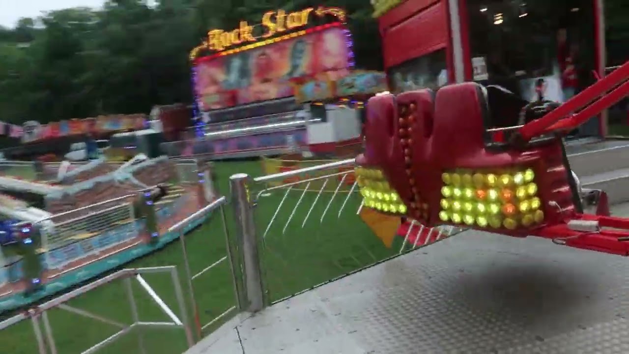 Evan Moran's Sizzler ride on ride at Thornes Park Funfair July 2022 ...