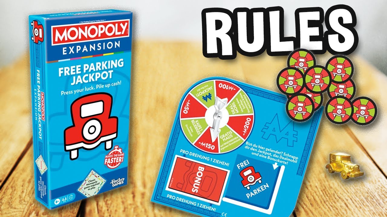How to play MONOPOLY - FREE PARKING JACKPOT (official rules ...