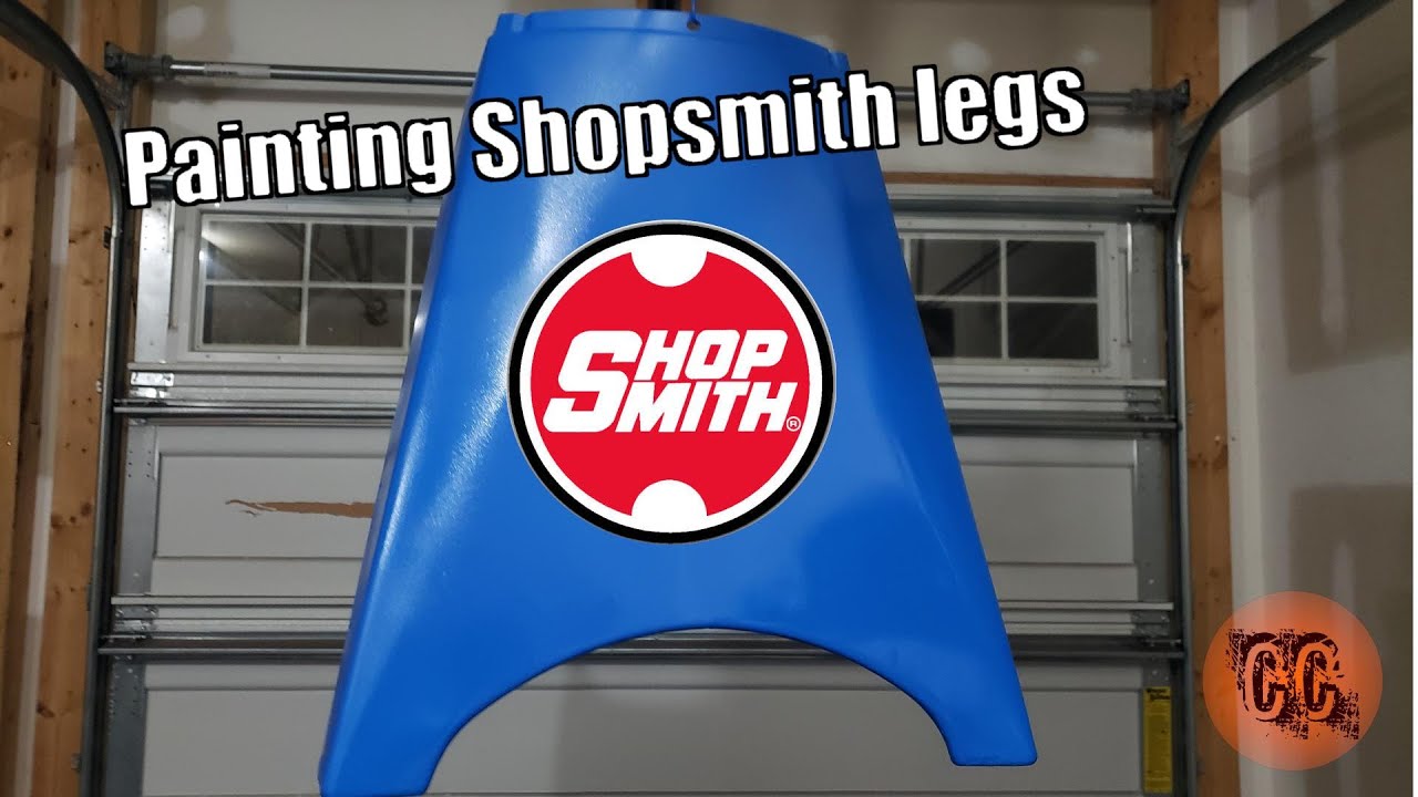 Completely Rebuilding My Shopsmith Mark V Painting the legs - YouTube