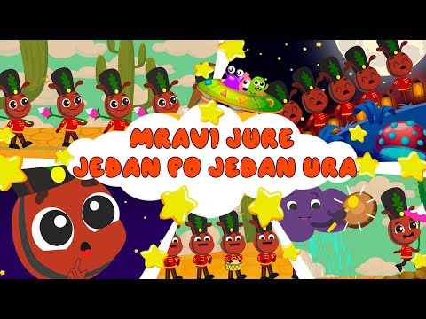 URA URA URA Mravi jure jedan po jedan | Ants Go Marching | pjesmice | decije pesmice | crtani