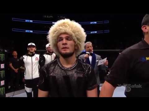 UFC hafif sıklet dünya şampiyonu Müslüman boksör Khabib Nurmagomedov,