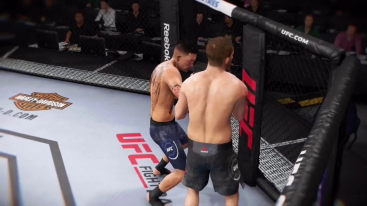 My best UFC 3 KO's with my created fighter - YouTube