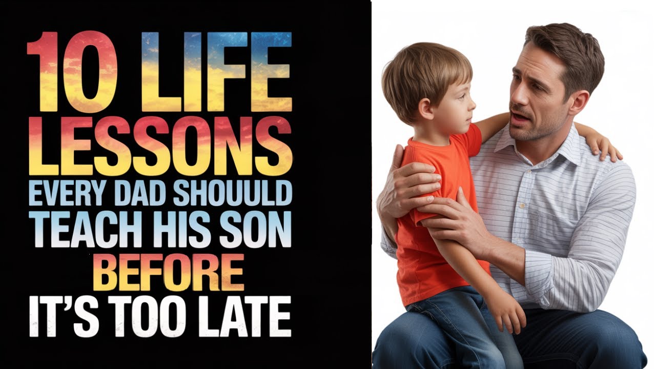 10 Lessons Every Father MUST Teach His Son Before the World Does - YouTube