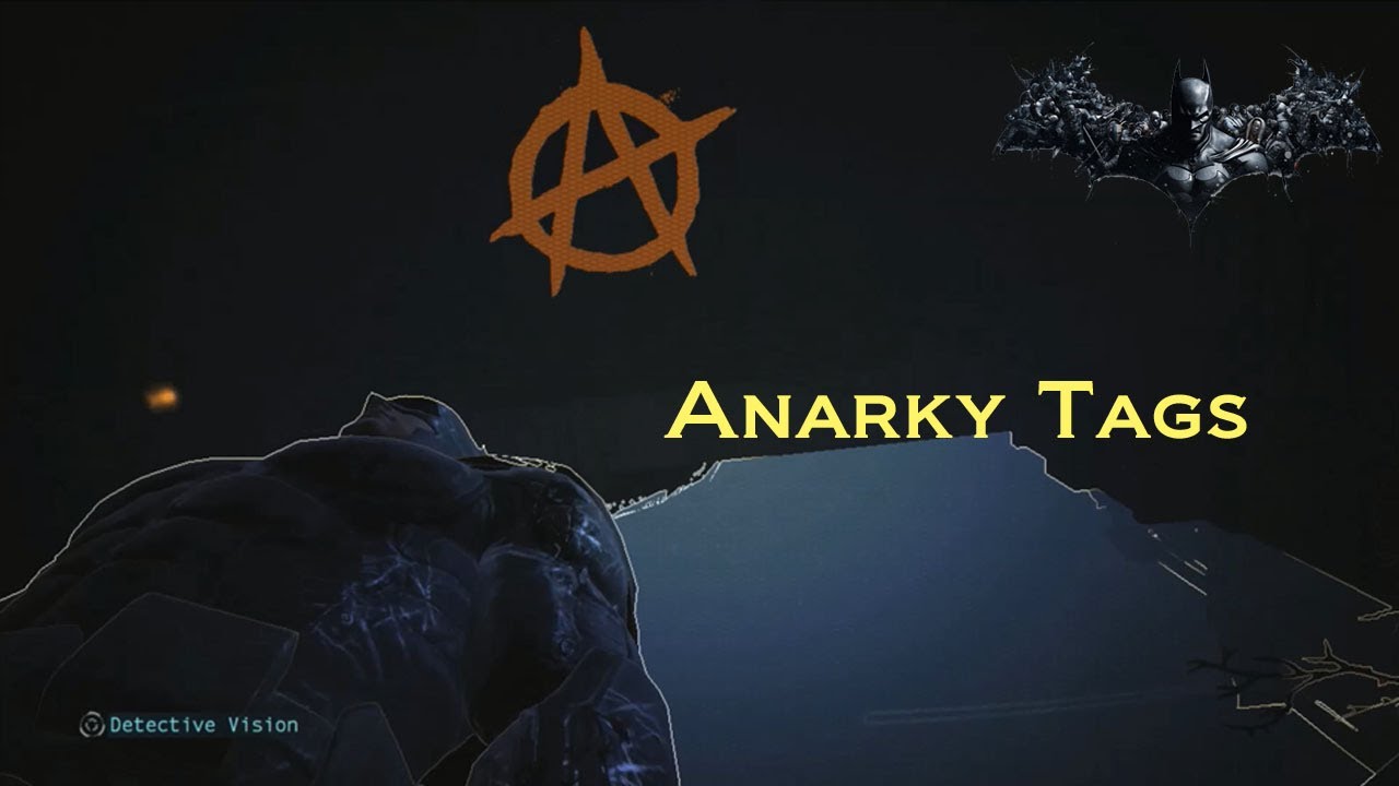 Batman: Arkham Origins: All 24 Anarky Tags (with Commentary) - YouTube