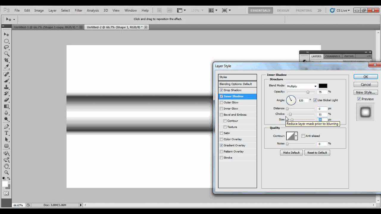 Pipe effect tutorial - YouTube