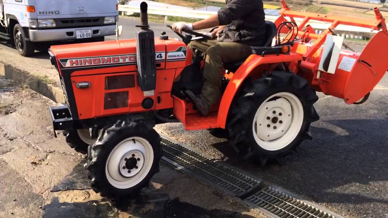 Hinomoto C174 4×4 17hp - YouTube