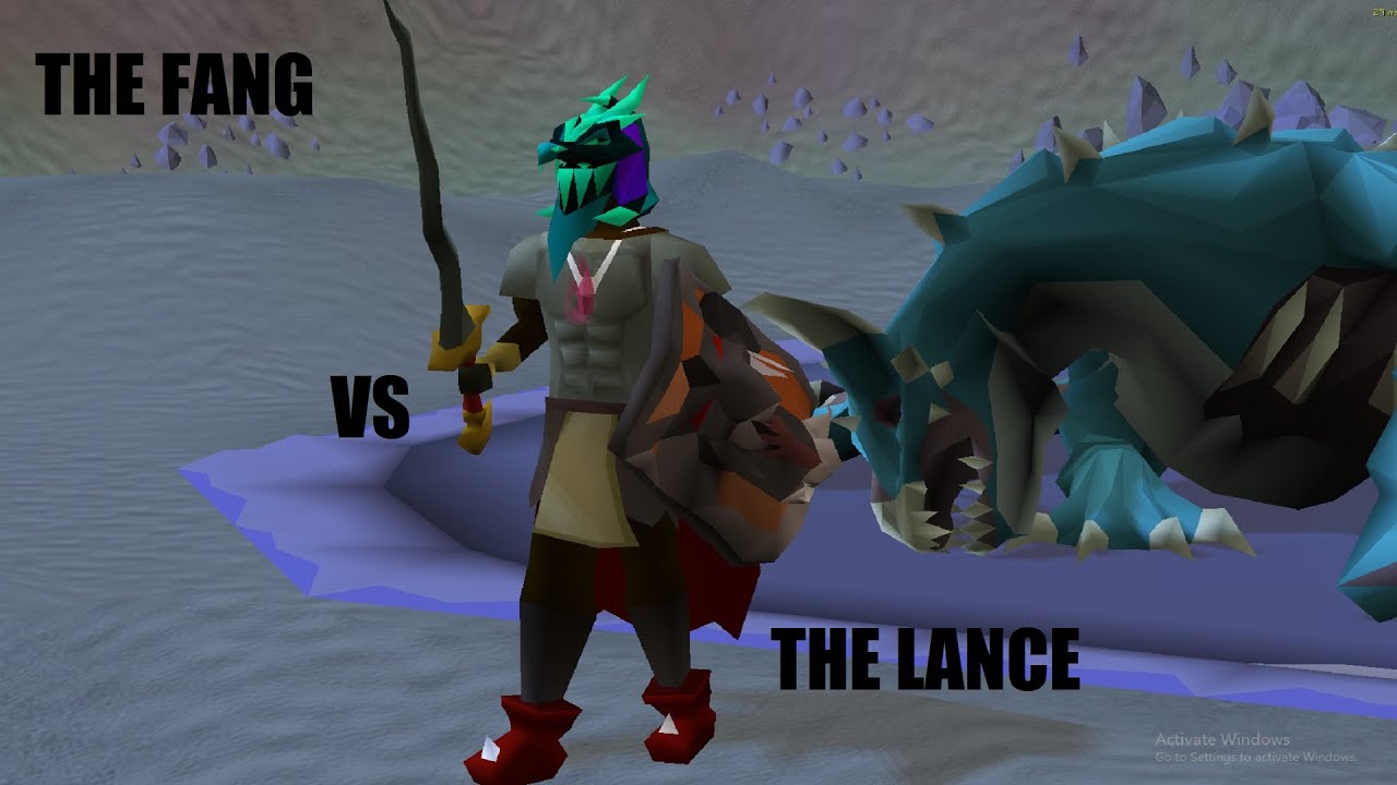 The Fang vs the Lance!! OSRS Melee Vorkath guide! - YouTube