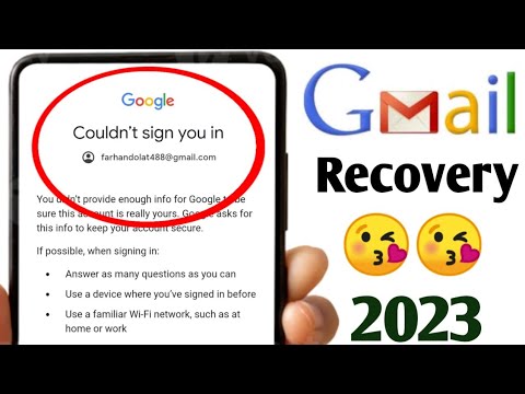 Couldnt sign you in 2023 problem || email recovery kaise kare || google ...