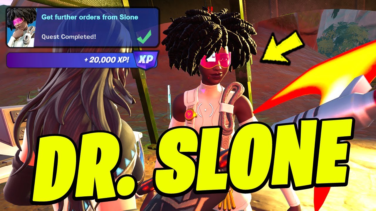 How to EASILY Get Further orders from Slone - Fortnite Quest - YouTube