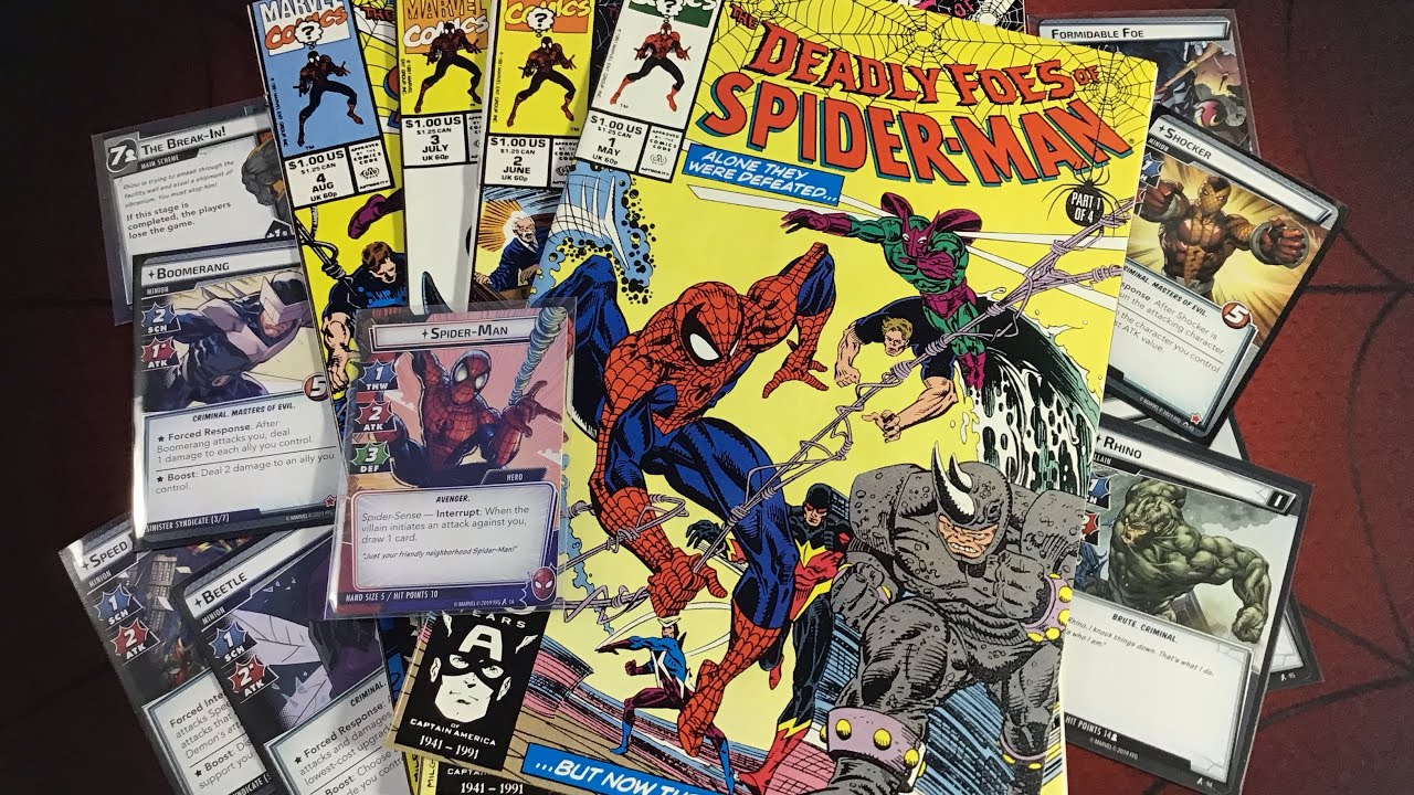 Marvel Champions. Spider-Man Sleuths vs. The Sinister Syndicate - YouTube