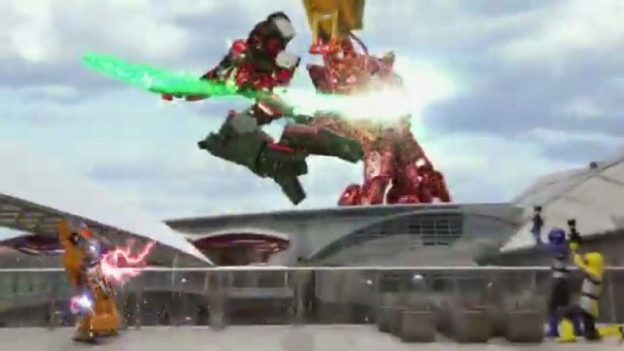 Os Rangers derrotam o Robotron Dublado | Power Rangers Beast Morphers ...