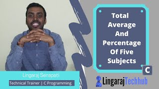 C Program To Calculate Total Average And Percentage Of Five Subjects Program Allround Mp3 & Mp4 ...