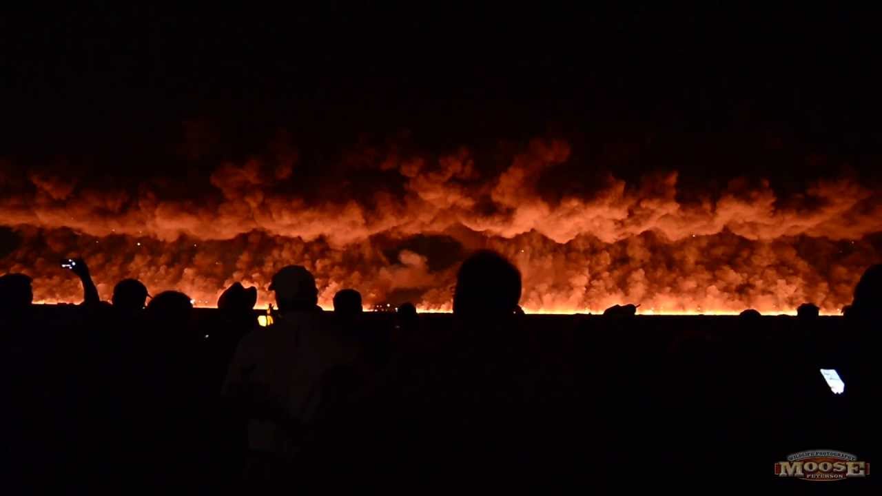 The Wall of Fire - YouTube