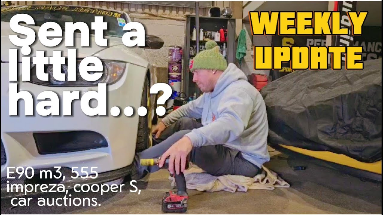 RRR WEEKLY. E90 M3 Broken parts, Car auctions and Rare Subaru 555 - YouTube