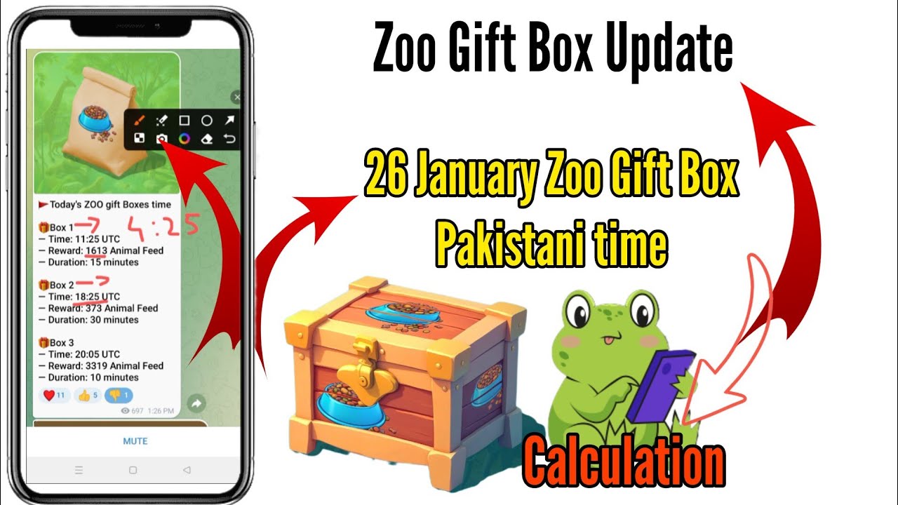 26 January Zoo Gift Box Update for today | Zoo gift box Pakistani Time ...