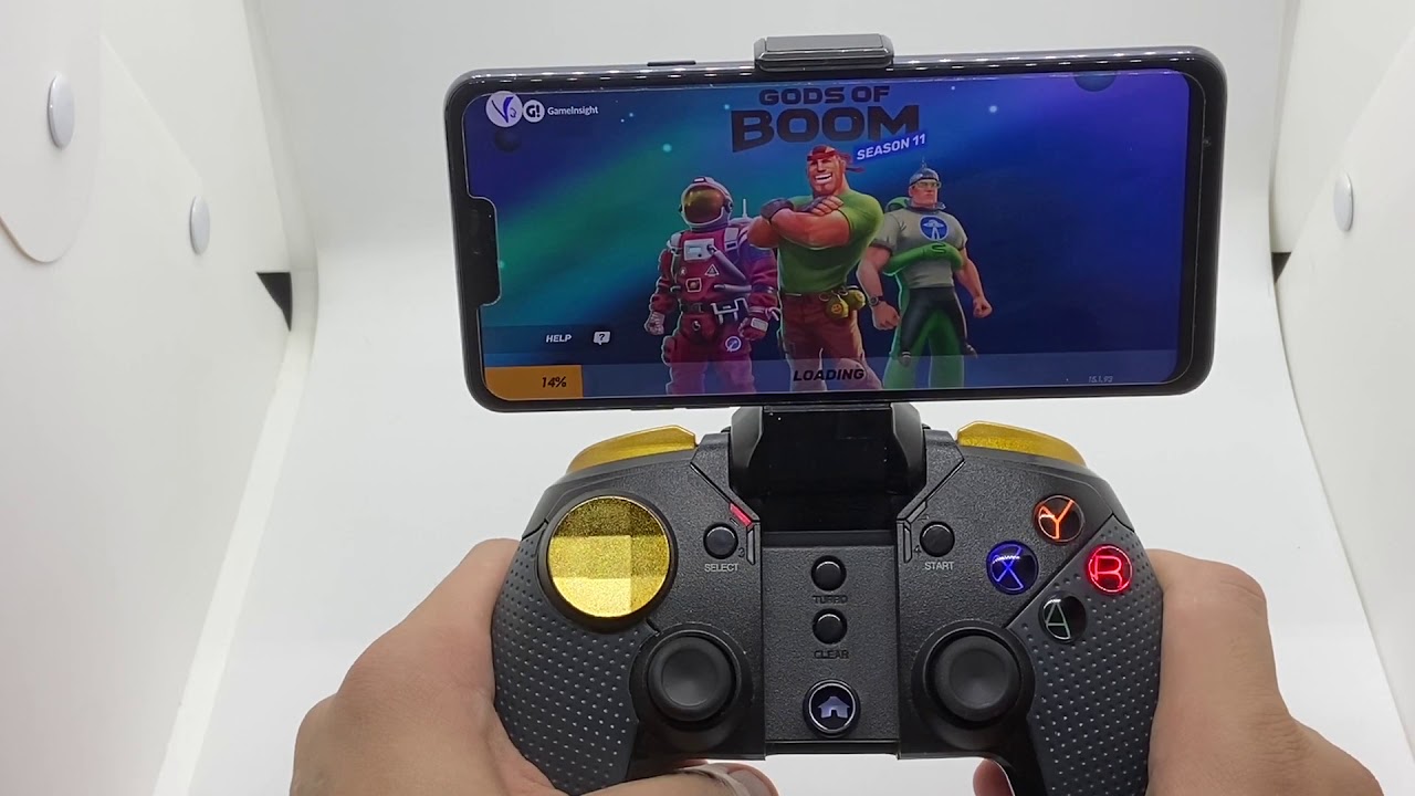 How to play Gods of Boom\Guns of Boom with controller for Android - YouTube