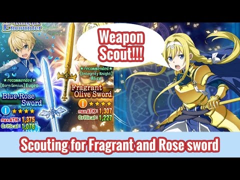 SAO MD: 150 Diamond Scouting for Alice and Eugeo's Swords (HD)! - YouTube