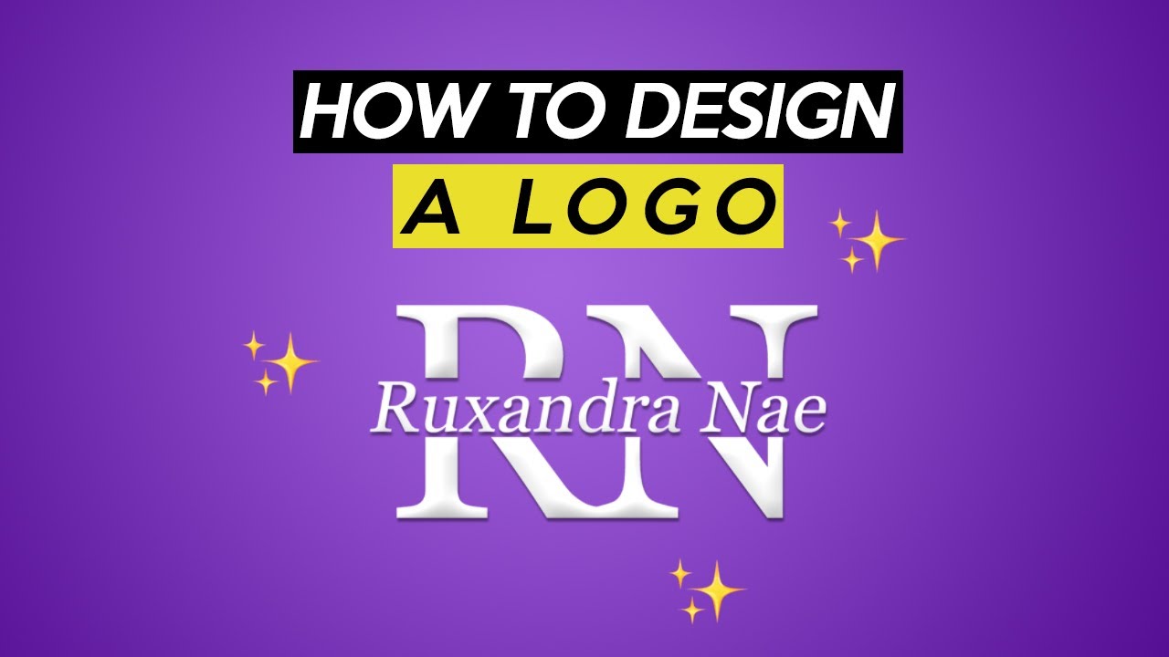 How to design a logo in Photoshop Tutorial - YouTube