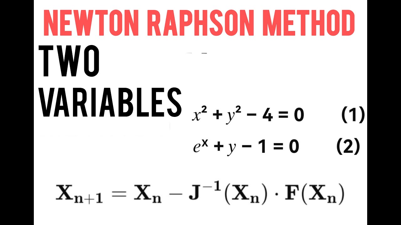 Newton Raphson Method Two Variables || Engineering Mathematics - YouTube