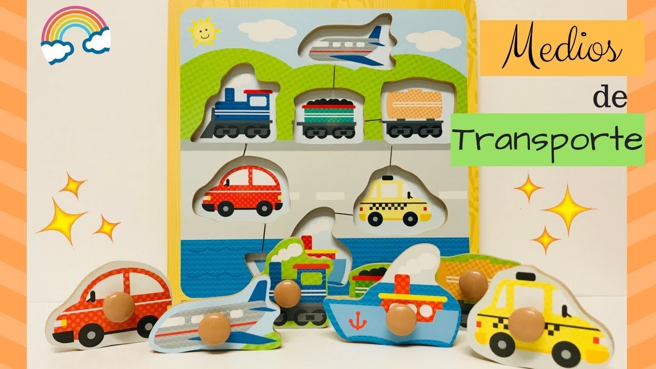Medios de transporte🚂🚗🚕🛳 Veo veo que ves? Videos para niños - YouTube