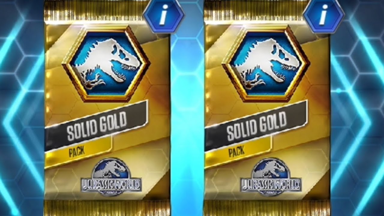Solid Gold Mayhem!!! Jurassic World The Game - YouTube