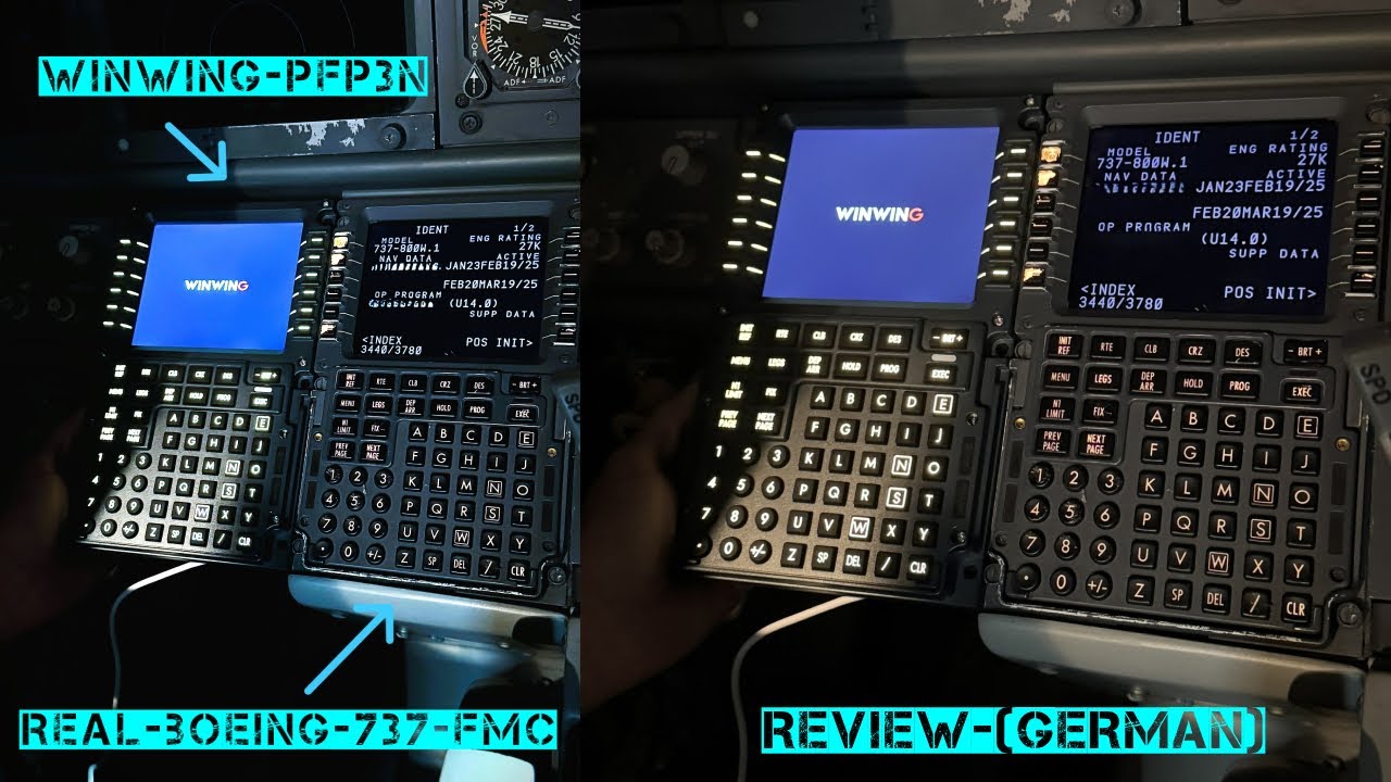 WINWING PFP3N [737FMC] REVIEW | TEST | COMPARISON TO THE REAL AIRCRAFT ...